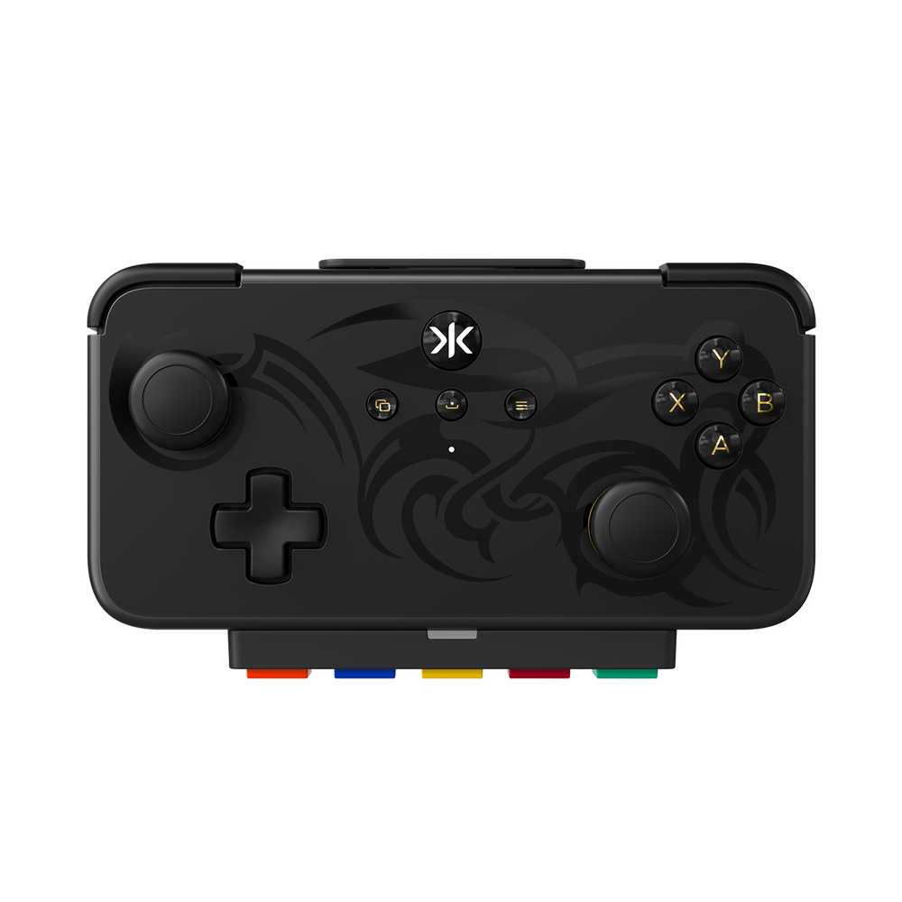 NEO S Black Tribal Edition with 5-Fret Guitar Grip Attachment