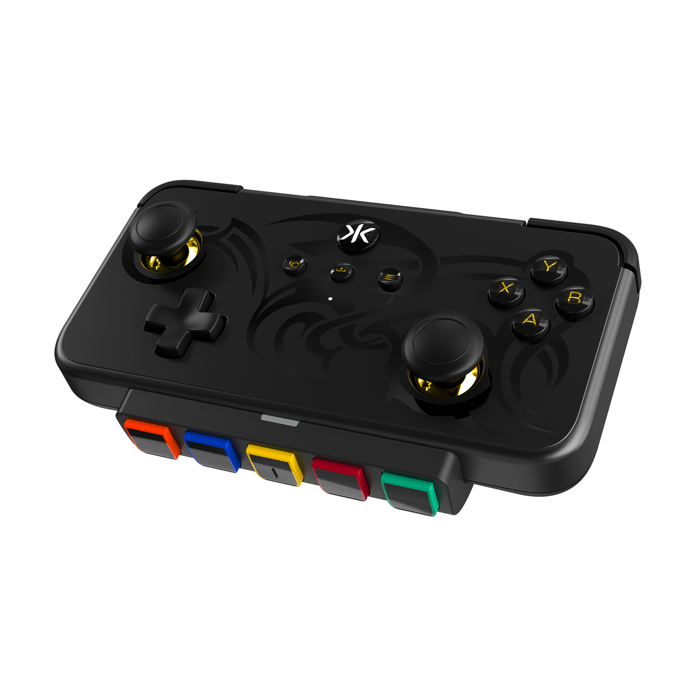 NEO S Black Tribal Edition with 5-Fret Guitar Grip Attachment