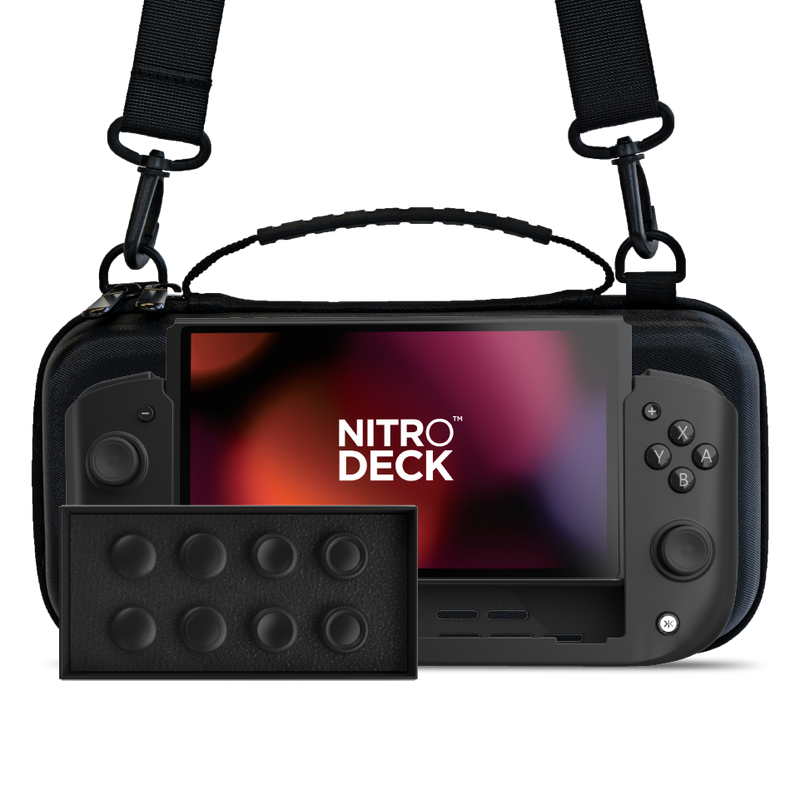 Nitro Deck Black Edition + Carry Case + Stick Top 8 Pack Bundle